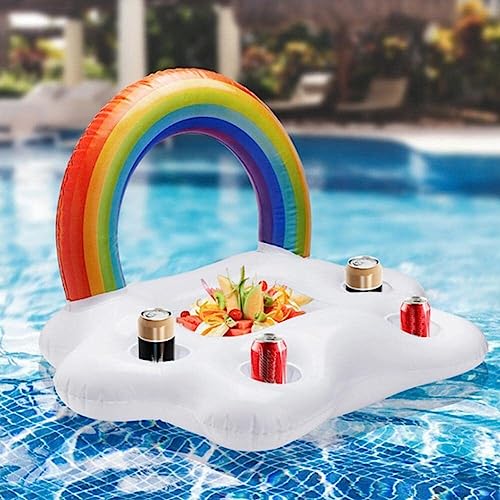 Ice Bucket Summer Inflatable Ice Bucket Drink Holder Floating Pools Water Ice Bucket for Beer Drink Table Cup Holder Ice Bar Cooler Party