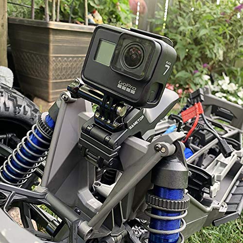 Sametop Jaws Flex Clamp Mount with Adjustable Gooseneck Compatible with GoPro Hero 11, 10, 9, 8, 7, 6, 5, 4, Session, 3+, 3, 2, 1, Max, Hero (2018), Fusion, DJI Osmo Action Cameras