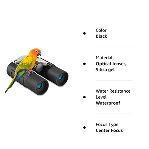 OuYteu Binoculars 122x1000 Compact with Clear Low Light Vision, Large Eyepiece Binocular for Adults Kids,High Power Easy Focus Binoculars for Bird Watching,Outdoor Hunting,Travel,Sightseeing