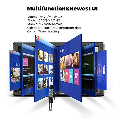 MYDASH - 10.1 inch Digital Picture Frame - Smart Photo Frame with Built-in 32GB Large Memory, IPS Screen, Auto Rotate, USB Flash Drive.