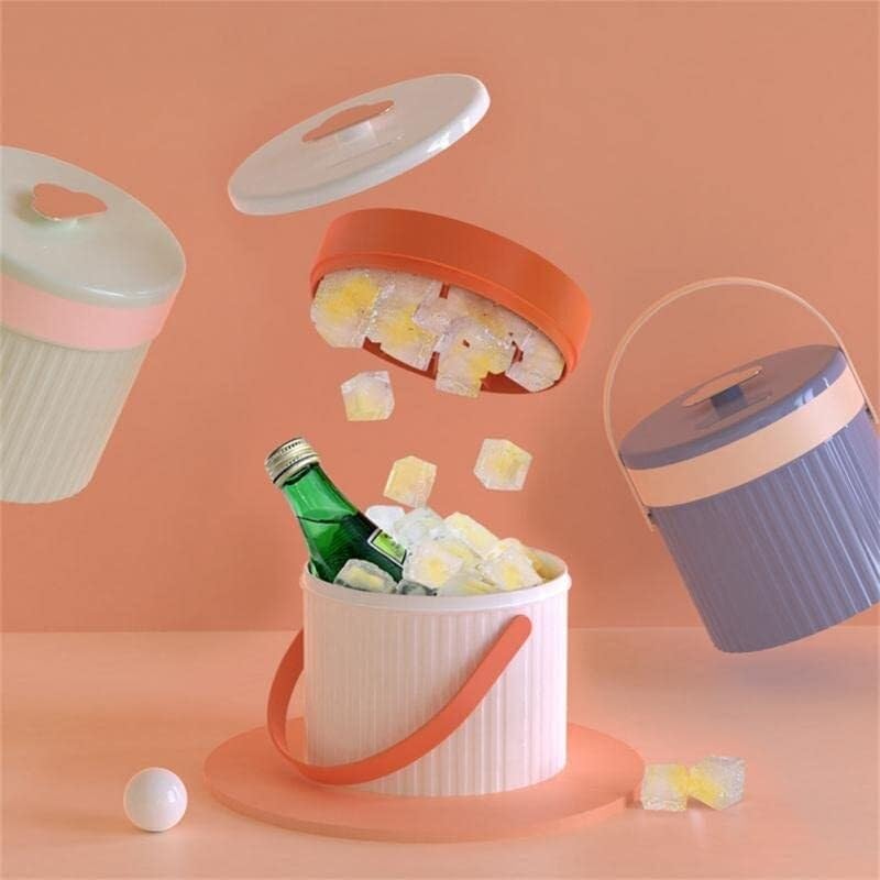 Ice Buckets Household Ice Bucket Ice Mold with Cover Freezing Drinks Cooling Ice Bucket for Wine, Champagne Bottles, Beer Bottles Barware