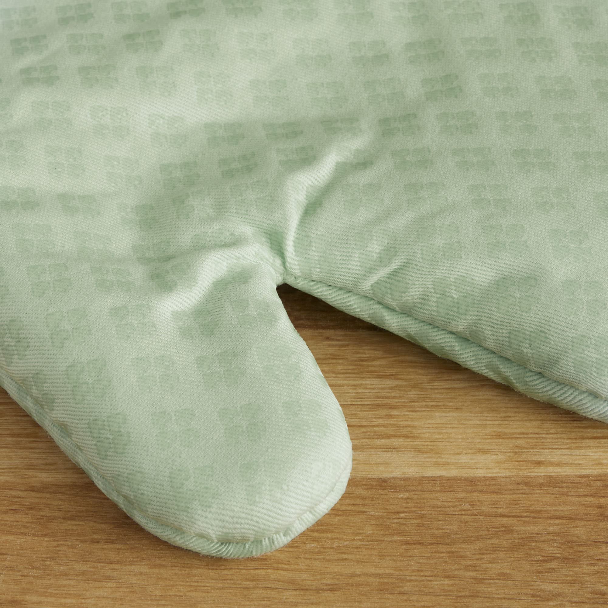 KitchenAid Asteroid Oven Mitt Set, 7"x12.5", Pistachio Green, 2 Piece