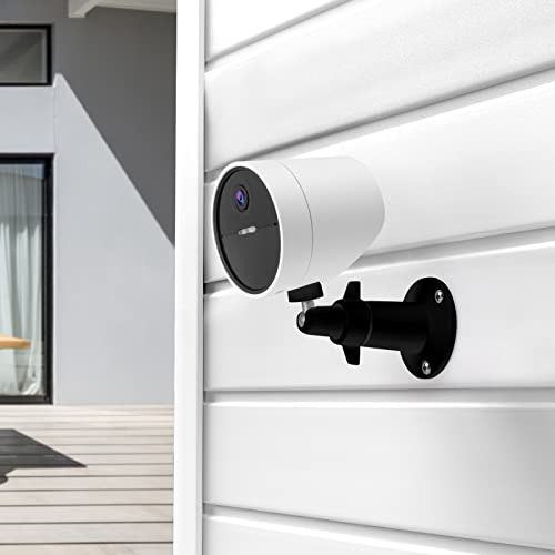 UYODM 2 Pack Wall Mount Holder for SimpliSafe Outdoor Security Camera, 360°Rotation Security Bracket with 1/4 Screw Thread, Camera Not Included (Black)