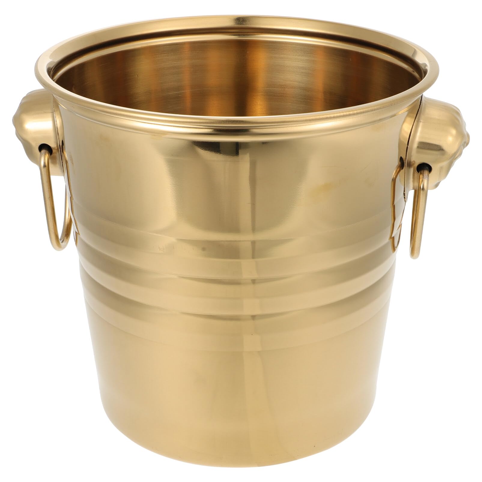 BESTonZON Insulated Ice Bucket 1pc Ice Bucket Water Bucket Terrarium Metal Drink Tub Wine Chillers for Bottles Wine Drink Tub Bottles Iced Bucket Stainless Steel with Cover Galvanized Bucket