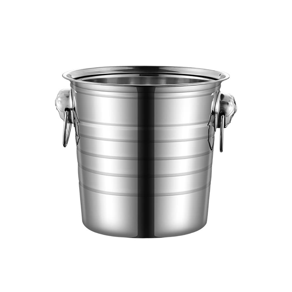 Ice Bucket for Freezer Juice Drinks Bucket Ice Bucket Thick Ice Holder Container for Bar Party Champagne Wine Barrel Drink Ice Cooler Bucket Wine Be