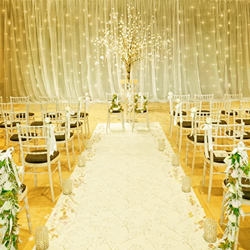 Fairy Lights Plug in, 32FT 100 LED Waterproof Copper Wire Twinkle Firefly Lights with UL Adaptor, Starry String Lights for Bedroom Indoor Outdoor Garden Patio Christmas Wedding Decorative (Warm White)