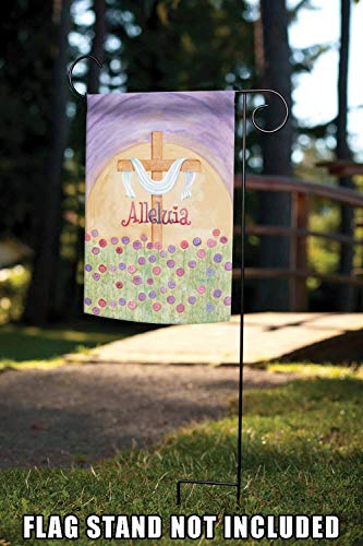 Toland Home Garden 118054 Easter Garden Flag, 12x18 Inch, Double Sided for Outdoor Religious House Yard Decoration