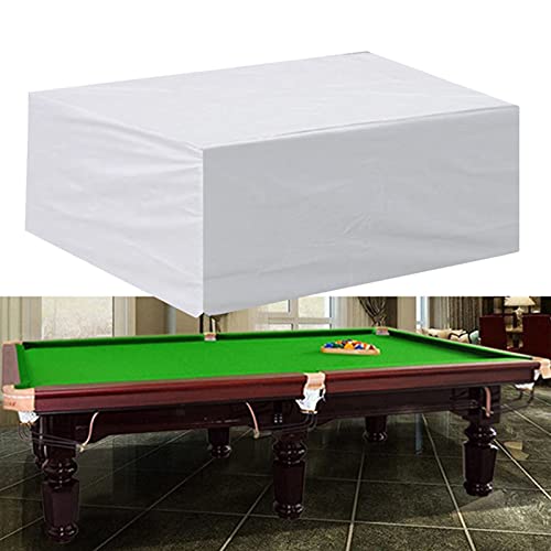 LIERITIYU Heavy Duty Patio Furniture Cover, Rectangular Garden Waterproof Cover, Stackable Outdoor Table and Chairs Covers, No Fading Fits, Windproof (White 115x115x70cm)