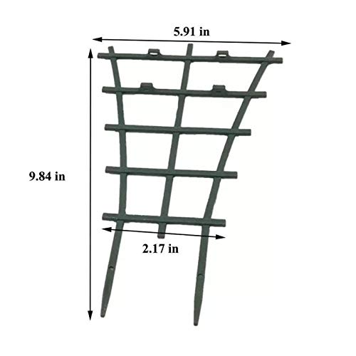 Nuojie Gardening Irrigation Dripper 5Pcs Plastic Frame Pergola Flower Stand Pergola Flower Stand, Climbing Frame Garden Greenhouse Greenhouse Crop Tools (Color : 15mm)