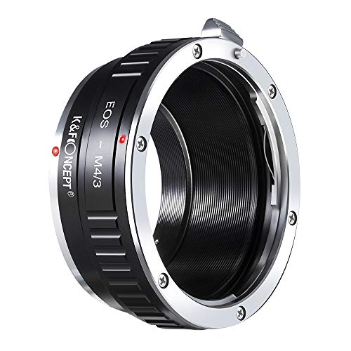 K&F Concept Lens Mount Adapter Compatible with Canon EOS (EF/EF-S) Mount Lens to M4/3(Micro Four Thirds) MFT Olympus Pen and Panasonic Lumix Cameras