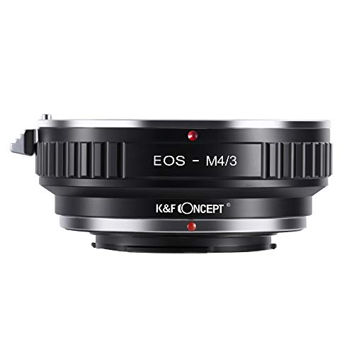K&F Concept Lens Mount Adapter Compatible with Canon EOS (EF/EF-S) Mount Lens to M4/3(Micro Four Thirds) MFT Olympus Pen and Panasonic Lumix Cameras