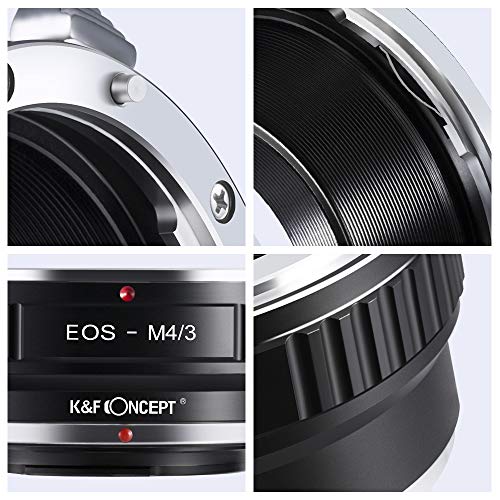K&F Concept Lens Mount Adapter Compatible with Canon EOS (EF/EF-S) Mount Lens to M4/3(Micro Four Thirds) MFT Olympus Pen and Panasonic Lumix Cameras