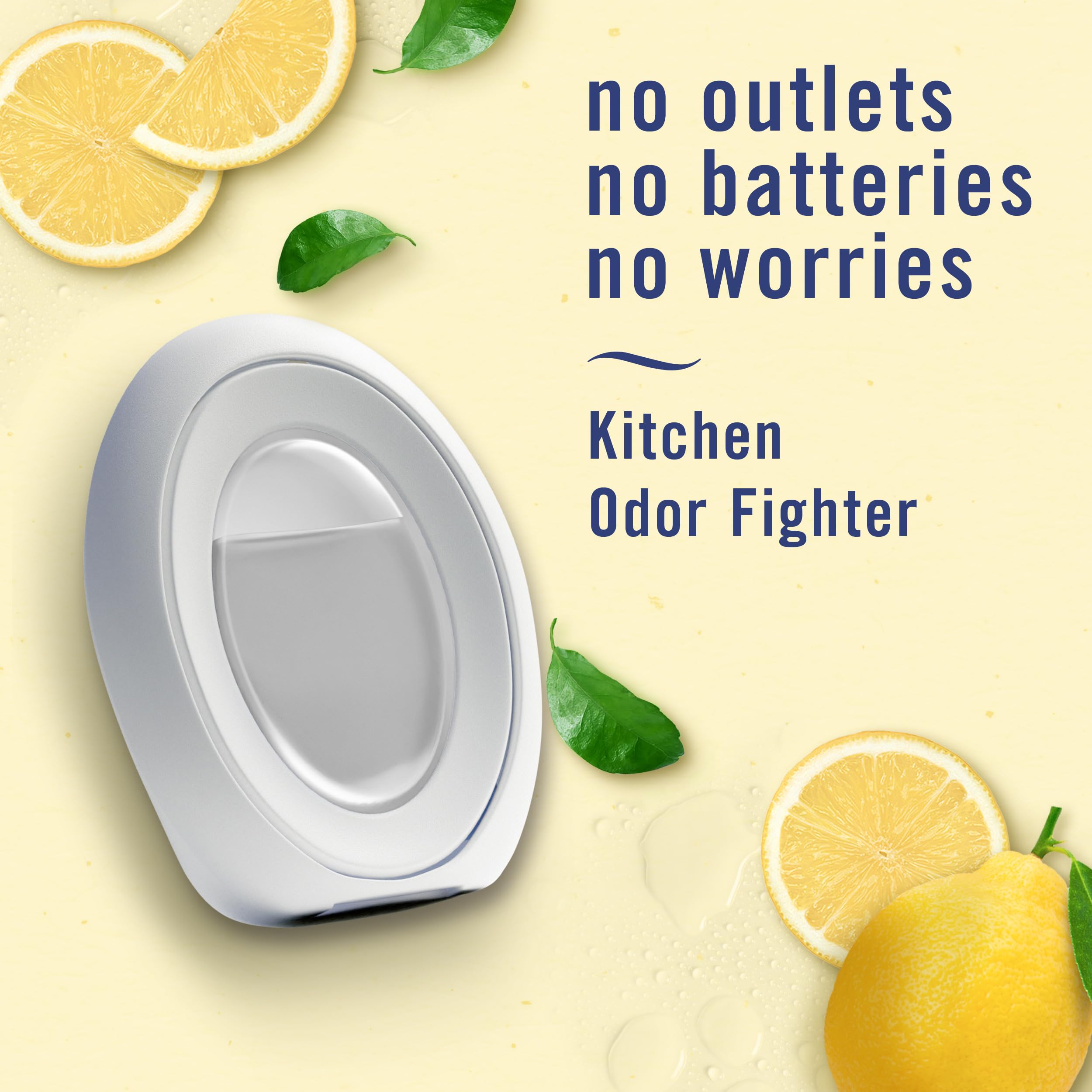 Febreze Small Spaces Air Freshener Heavy Duty Fresh Lemon, .25 fl. oz., Pack of 4