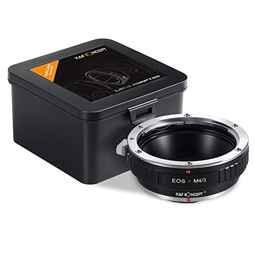 K&F Concept Lens Mount Adapter Compatible with Canon EOS (EF/EF-S) Mount Lens to M4/3(Micro Four Thirds) MFT Olympus Pen and Panasonic Lumix Cameras