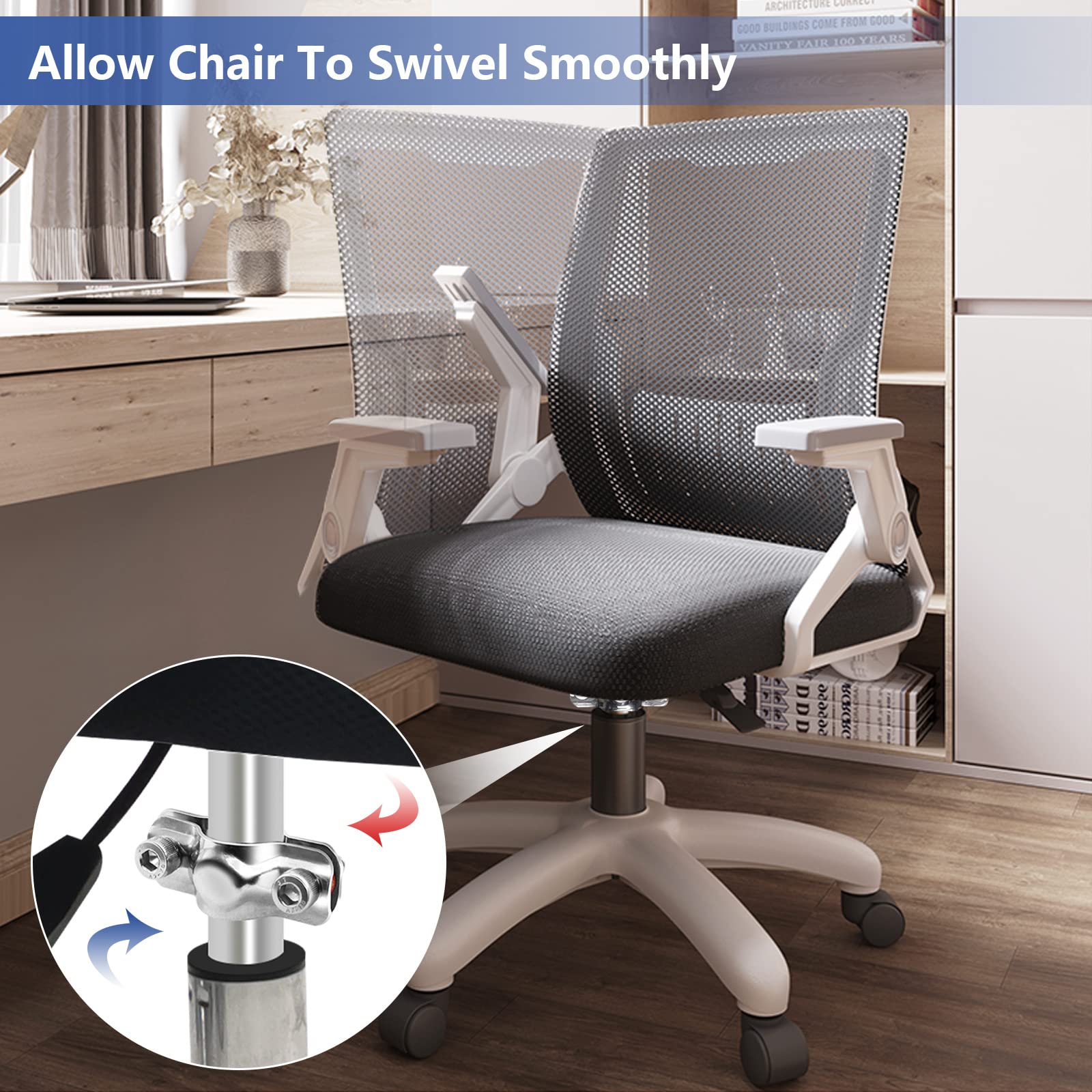 Fix Sinking Office Chair, Office Chair Cylinder Replacement Adjustable Height Office Chair Saver Gas Alternatives for Stop Sinking, Sinking Office Chair Repair Kit Includes Free Allen Wrench 2 Pack