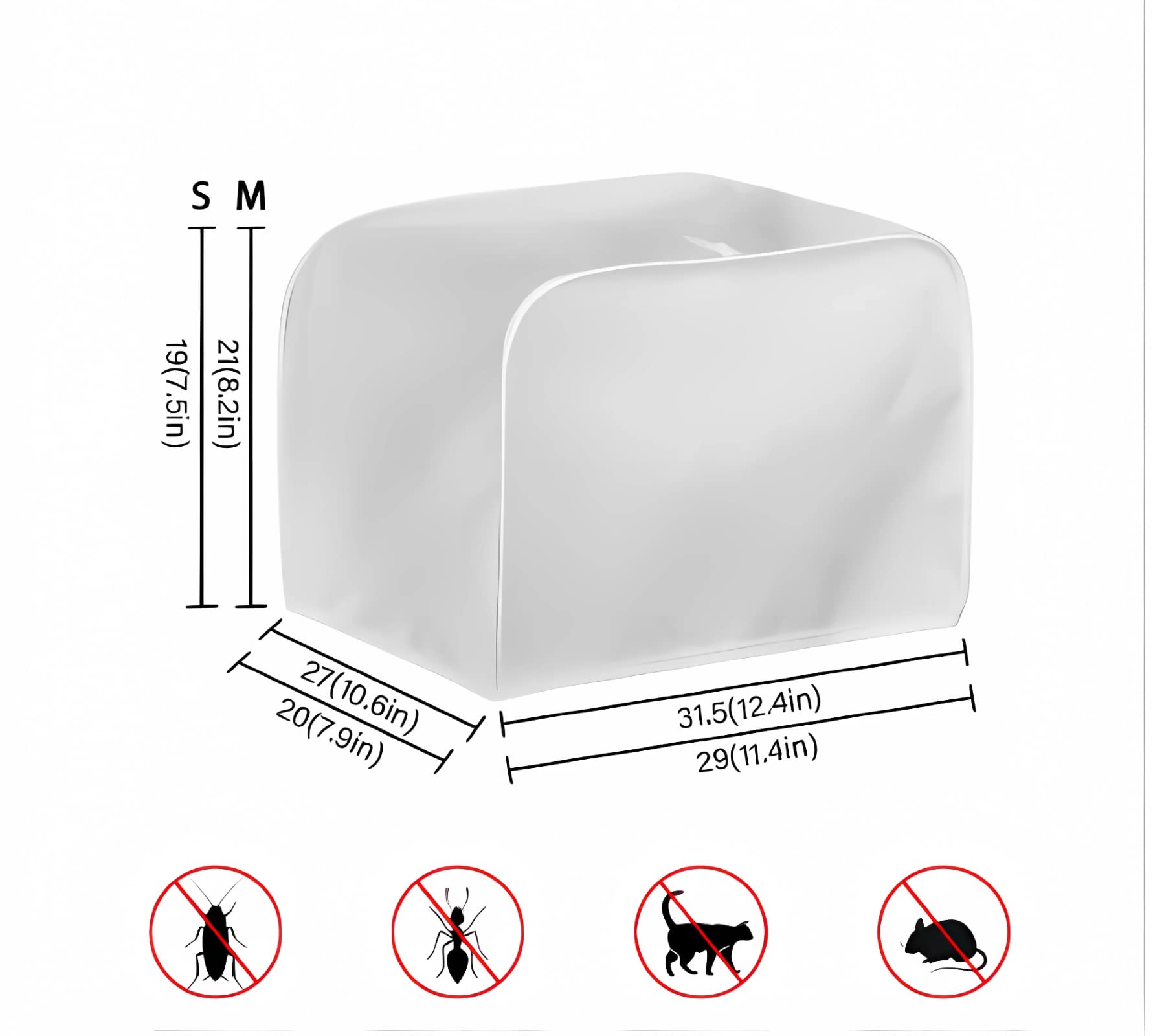 YEXIATODO Love Turtle Toaster 4 Slice Kitchen Small Appliance Cover with Handle Fits for Most Standard Long Slot Toasters Kitchen Aid Cover Home Kitchen Decor