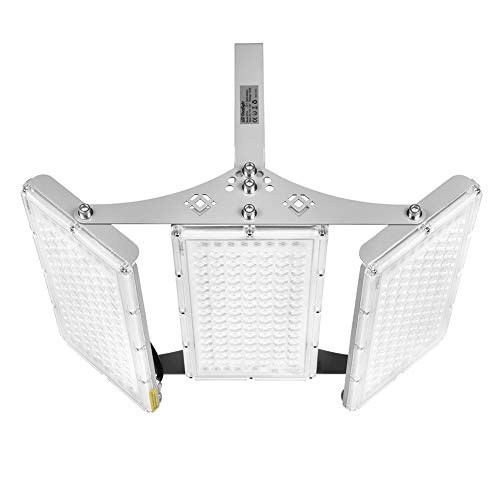 CHARON 300W LED Flood Light, 24000LM Super Bright Outdoor Security Lights with Wider Lighting Angle, 6000K Daylight White, IP66 Waterproof Outdoor Lighting for Garage, Garden, Lawn, Yard, Parking Lot