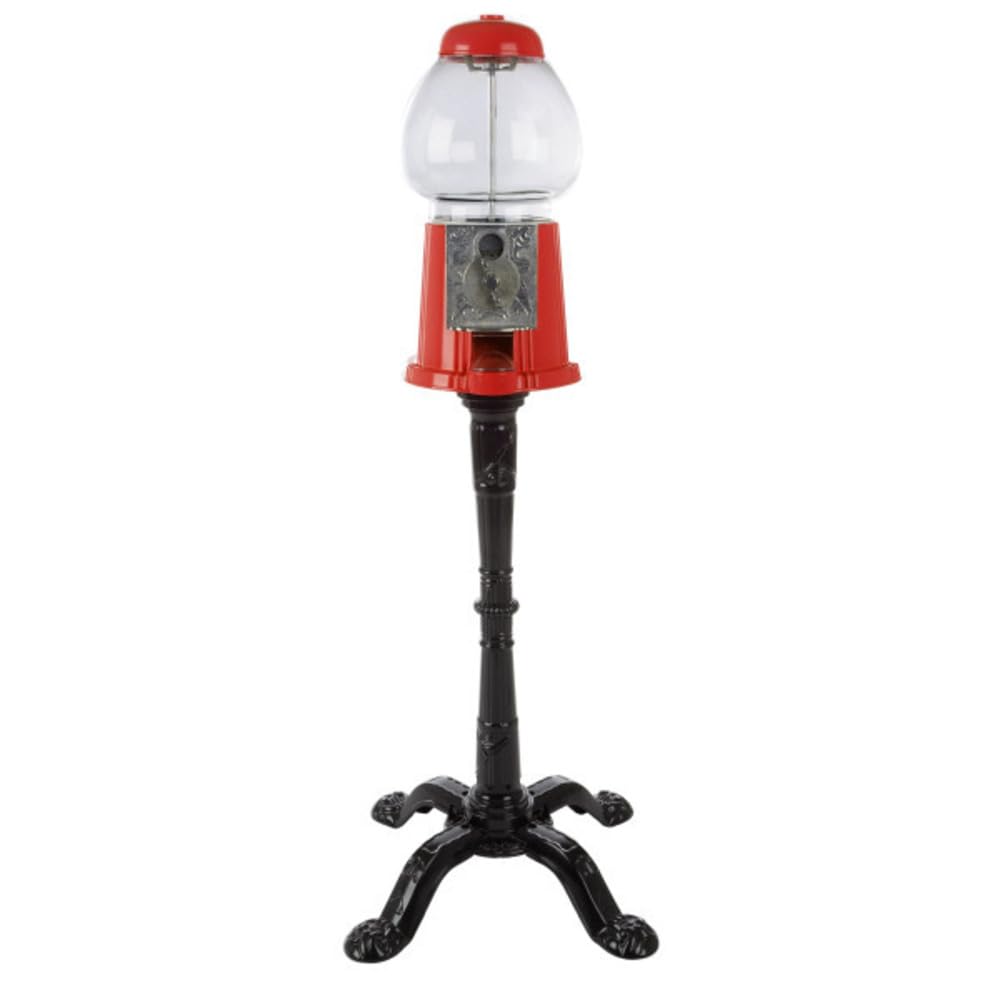 6260 Great Northern 15" Vintage Candy Gumball Machine & Bank with Stand - Everyone Loves Gumballs!