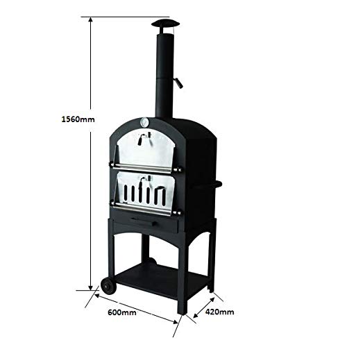 WPPO llc Standalone Wood/Charcoal Fired Garden Oven