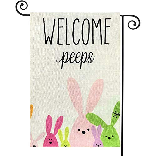 Easter Garden Flag Easter Flag Easter Garden Flags 12x18 Double Sided Easter Flags Garden Easter Flag Garden Easter Garden Flags Easter Spring Garden Flag Easter Garden Flag Double Sided Easter