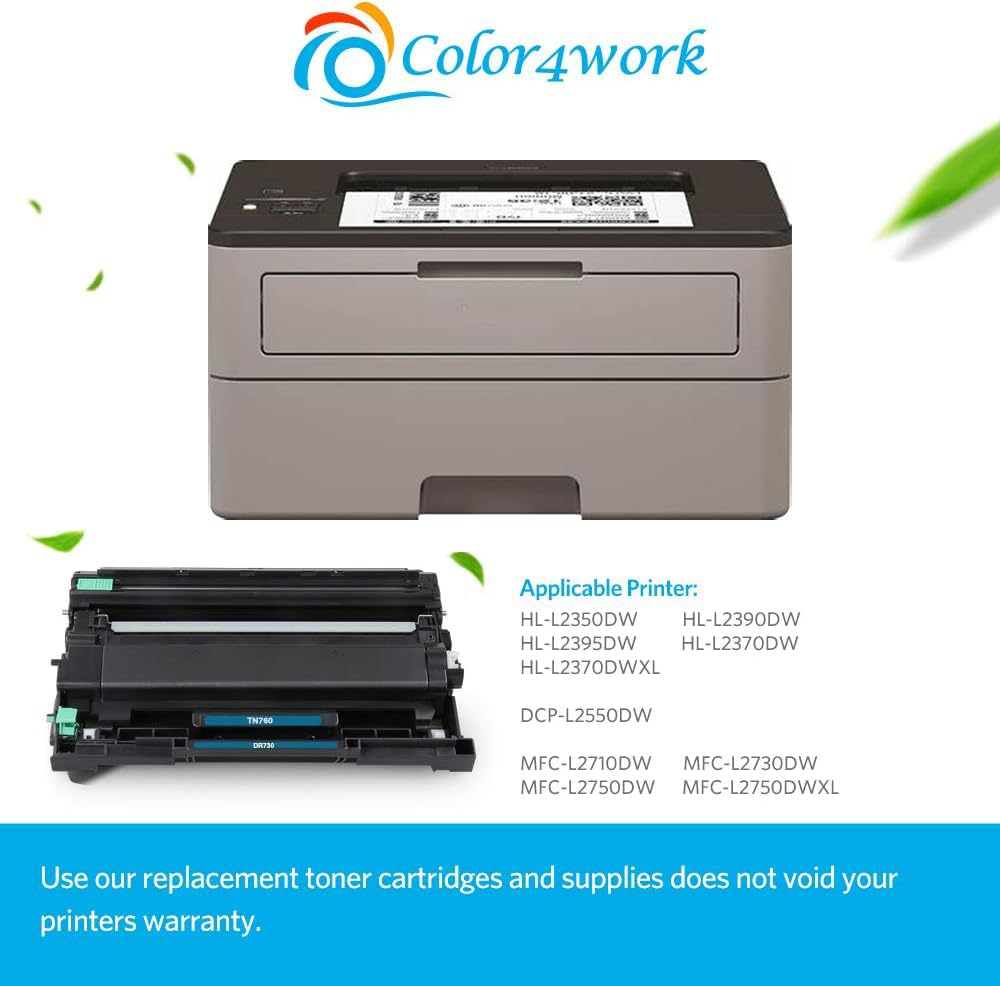 Color4work Compatible Drum Unit Brother DR730 DR-730 Imaging Drum 1-Pack, use for Brother HL-L2350DW DCP-L2550DW MFC-L2710DW MFC-L2750DW HL-L2395DW HL-L2390DW HL-L2370DW Printer