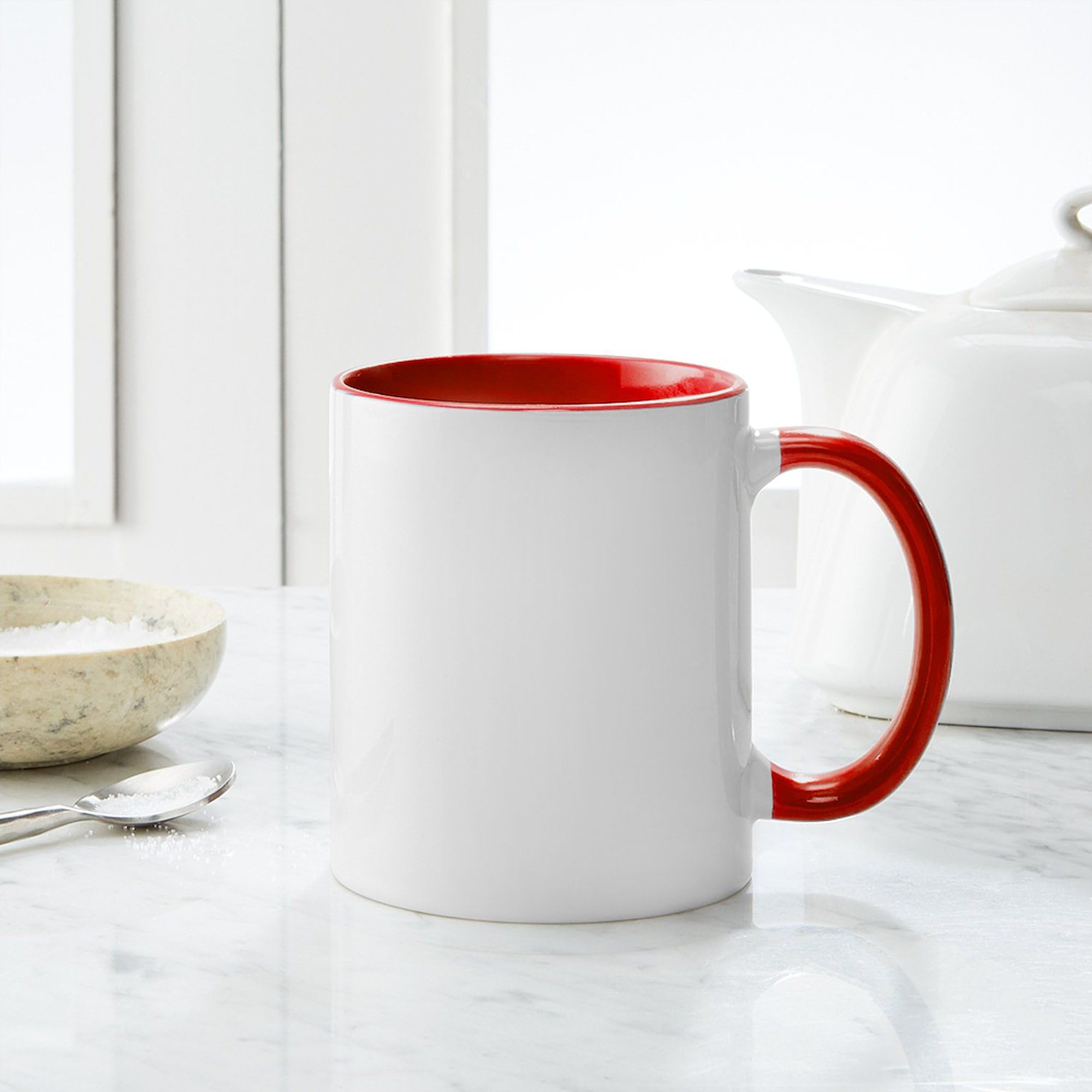CafePress St Patrick's Shamrock Pattern Ceramic Coffee Mug Ceramic Coffee Mug, Tea Cup 11 oz