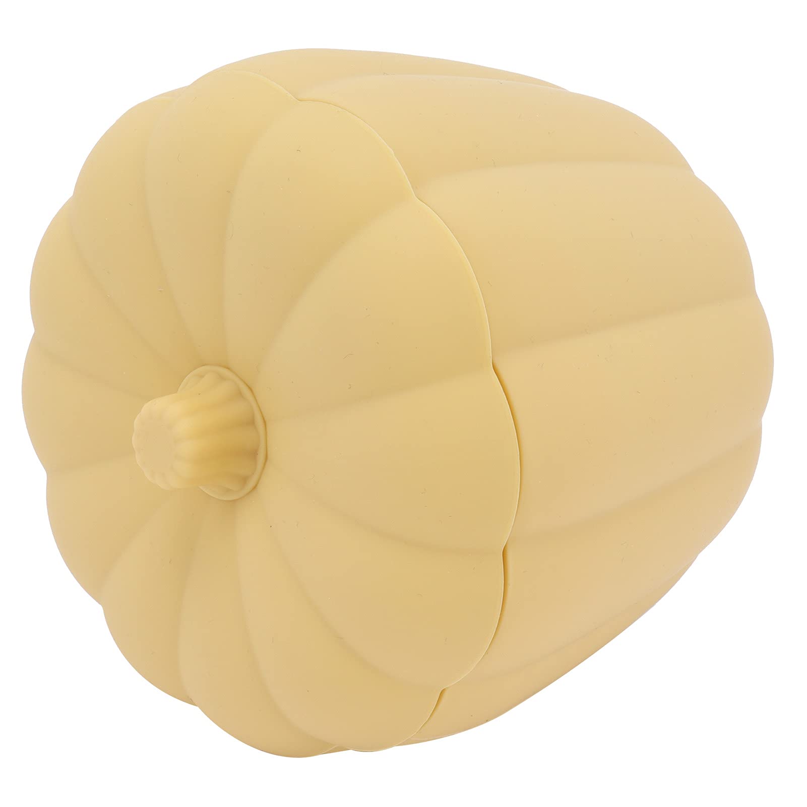 Silicone Pumpkin Ice Bucket with Lid, Portable Cute Small Cooler for Drinks, Parties, Poolside, Easy to, Yellow, Ice Container Ice Buckets for Parties