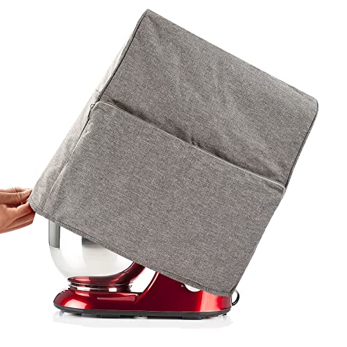 Kitchen Aid Mixer Cover,Kitchen Stand Mixer Cover Compatible with KitchenAid Tilt Head 4.5-5 Quart,Kitchenaid Covers Attachments With Pocket,Cover For Kitchen Aid Mixer,Kitchen Aid Mixer Accessories