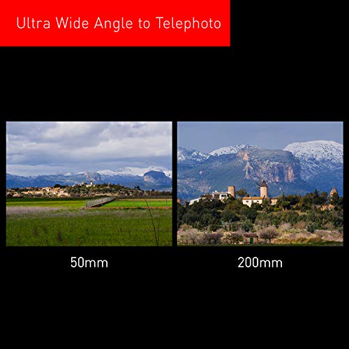 Panasonic LUMIX Professional 50-200mm Camera Lens, G Leica DG Vario-ELMARIT, F2.8-4.0 ASPH, Dual I.S. 2.0 with Power O.I.S, Mirrorless Micro Four Thirds, H-ES50200 (Black)