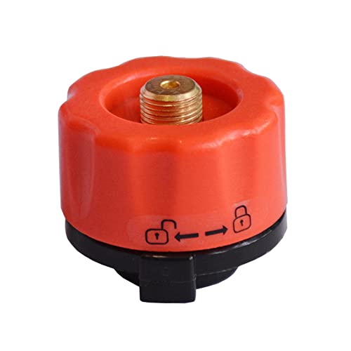 Esquirla Gas Tank Adapter Converter, Camping Stove Connector Furnace Adapter Converter Cylinder Canister Valve for Backpacking,Burner,Grilling,Garden