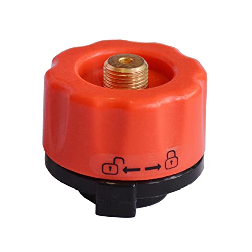 Esquirla Gas Tank Adapter Converter, Camping Stove Connector Furnace Adapter Converter Cylinder Canister Valve for Backpacking,Burner,Grilling,Garden