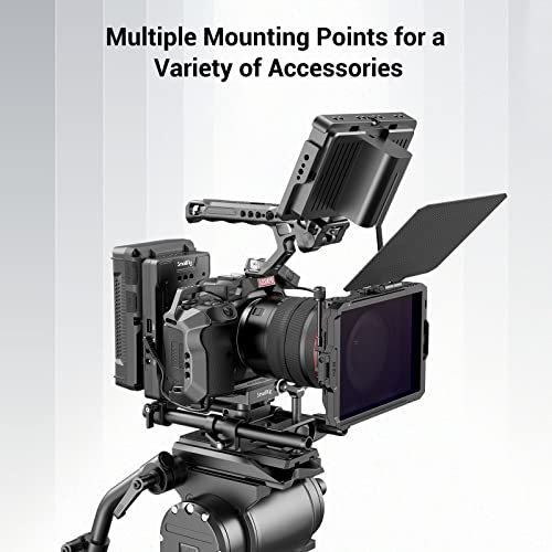 SmallRig R5/R6/R5 C Cage Kit for Canon R5/R6/R5 C, Camera Handheld Kit with Top Handle and Cable Clamp - 3830