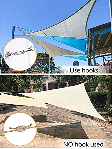 Shade Sail Hardware Kit, 304 Stainless Steel Sunshade Canopy Hardware Kit for Install Rectangle and Triangle Shade Sails Deck Garden Lawn Patio Outdoor Metal Sail Shade Pergola Kit (40PCS)