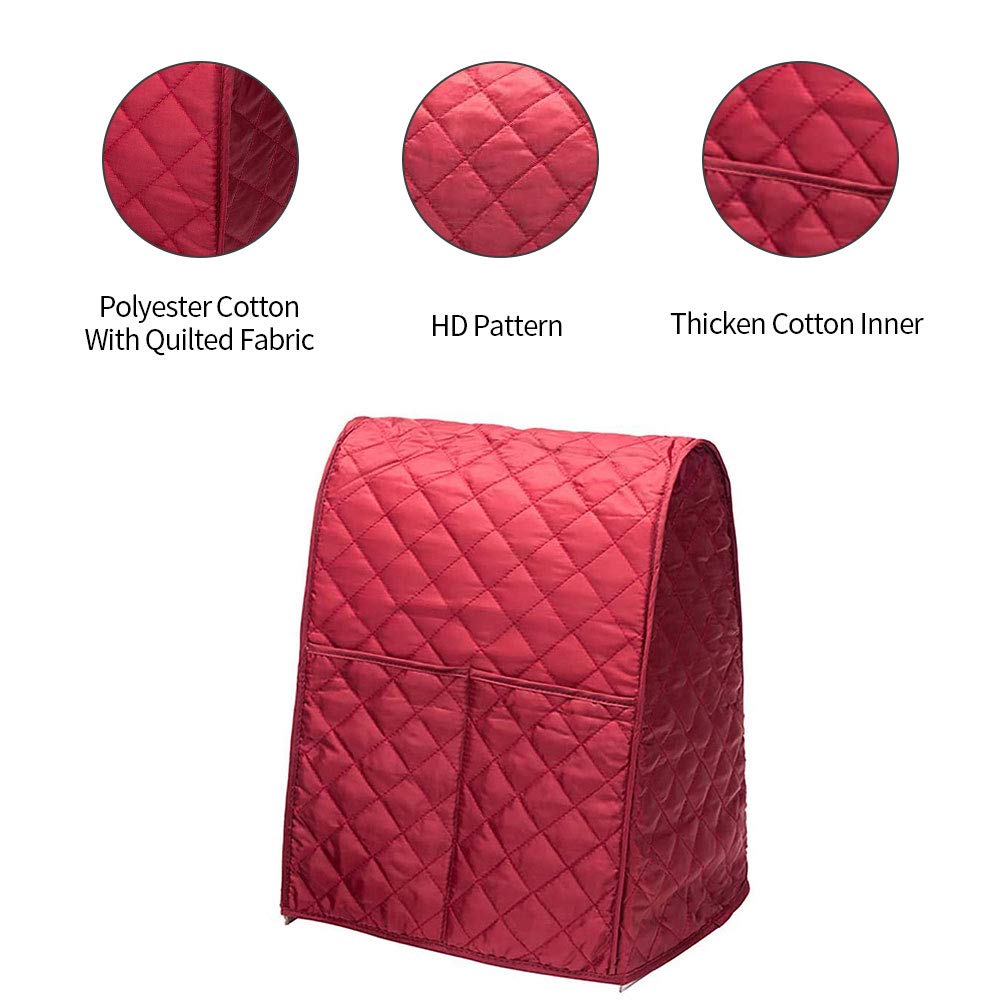 Kitchen Aid Mixer Cover, Stand Mixer Cover Compatible with 5-8 Quart Kitchenaid/Hamilton Stand Mixer, Dust Cover with Pockets, Kitchen Aid Mixer Accessories Fits for All Tilt Head & Bowl Lift