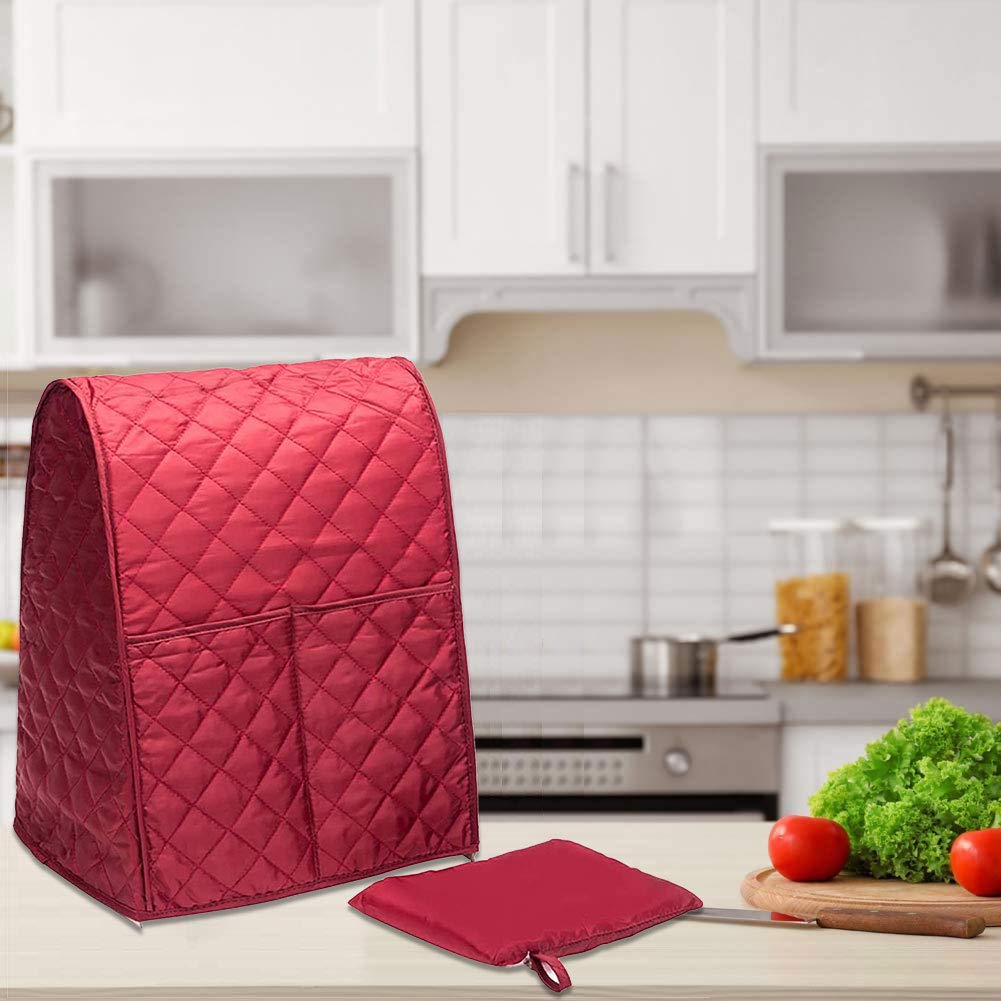 Kitchen Aid Mixer Cover, Stand Mixer Cover Compatible with 5-8 Quart Kitchenaid/Hamilton Stand Mixer, Dust Cover with Pockets, Kitchen Aid Mixer Accessories Fits for All Tilt Head & Bowl Lift