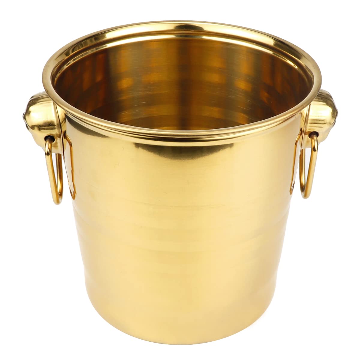 LNQ LUNIQI Metal Ice Buckets 3L Insulated Ice Bucket Stainless Steel Ice Bucket Wine Champagne Bucket Beer Bottles Cooler for Home Restaurant Hotel Catering Party Bar （Golden）