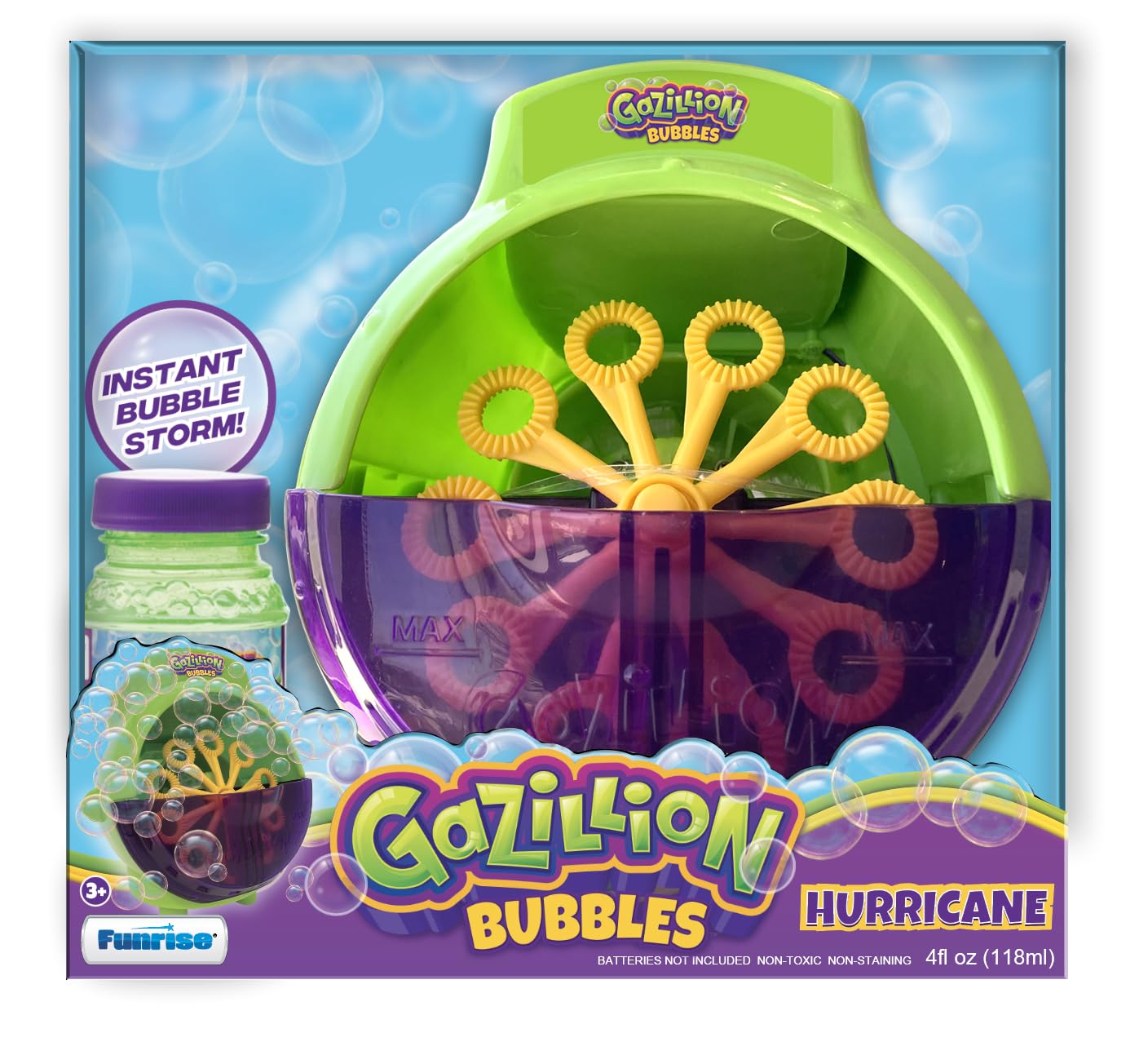 Gazillion Bubbles Hurricane Machine, Colors May Vary
