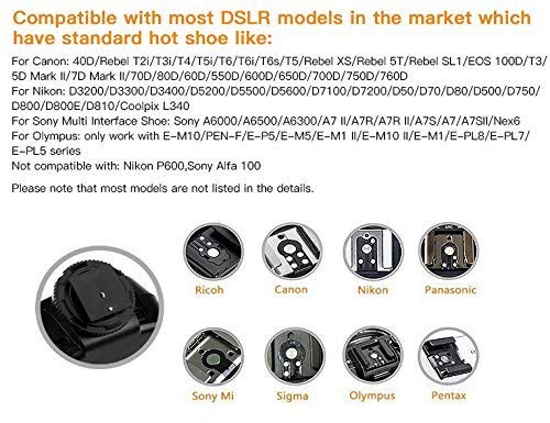 PLOTURE Flash Light with LCD Display Adapter Rings and Flash Diff-Users Works with Canon Nikon and Other DSLR Cameras