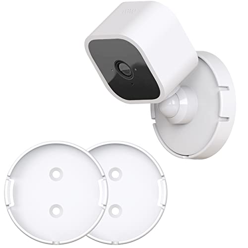 Blink Mini Camera Wall Mount Bracket, 2 Pack with Strong Adhesive Stand Bracket, Only Fit for Blink Mini Indoor Camera, No Drill, No Screws, Easy to Install (Blink Mini is NOT Included)