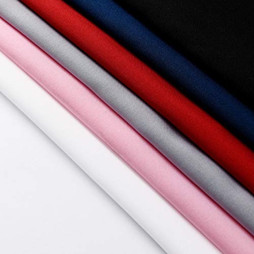 Hiasan Pink Backdrop Curtains for Parties, Polyester Photography Backdrop Drapes for Baby Shower, Wedding Decorations, 5ftx10ft, Set of 2 Panels
