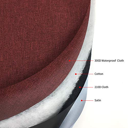 Stand Mixer Cover compatible with Mixer, Fits All Tilt Head & Bowl Lift Models,Waterproof,Ease cleaning (Wine Red, Fits for 4.5-Quart and 5-Quart)