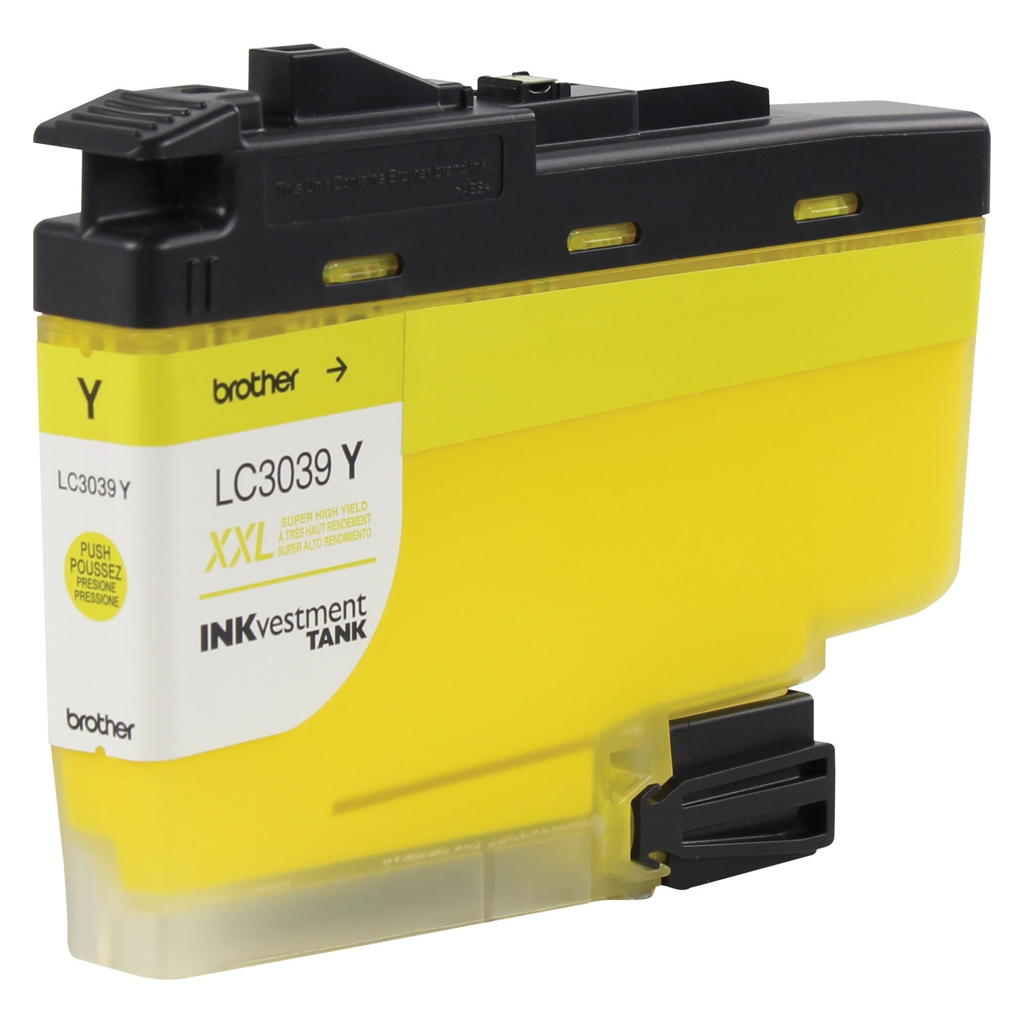 Brother Genuine LC3039Y, Single Pack Ultra High-Yield Yellow INKvestment Tank Ink Cartridge, Page Yield Up to 5,000 Pages, LC3039, Amazon Dash Replenishment Cartridge