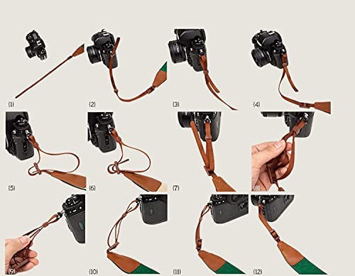 MINI GAGA DOROM Universal Adjustable Slim Shoulder Sling Neck Strap for All Camera DSLR SLR (Black)