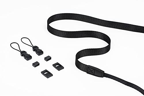MINI GAGA DOROM Universal Adjustable Slim Shoulder Sling Neck Strap for All Camera DSLR SLR (Black)