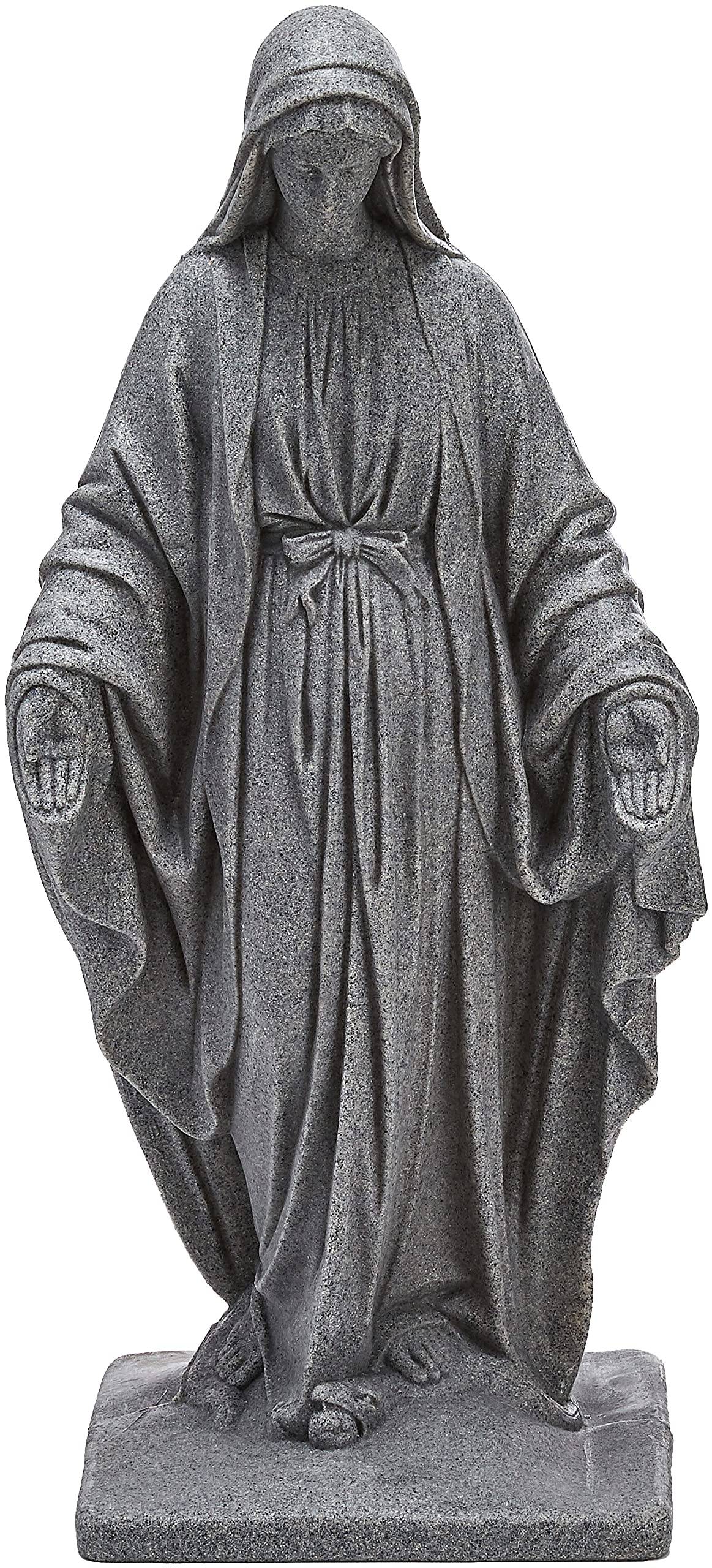 EMSCO Group Virgin Mary Statue – Natural Appearance – Made of Resin – Lightweight – 34” Height
