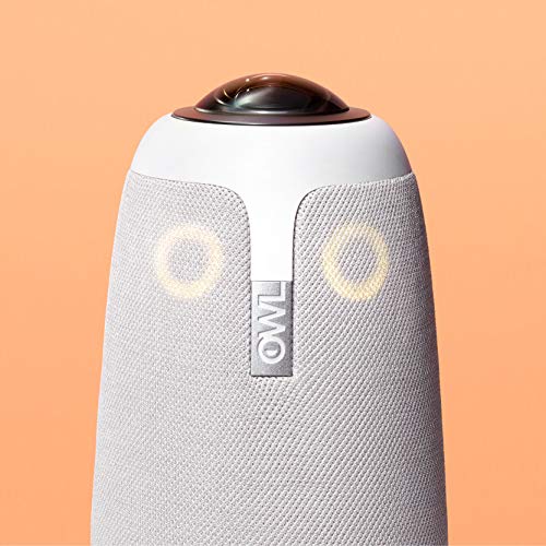 Meeting Owl Pro - 360-Degree, 1080p HD Smart Video Conference Camera, Microphone, and Speaker (Automatic Speaker Focus & Smart Zooming and Noise Equalizing)