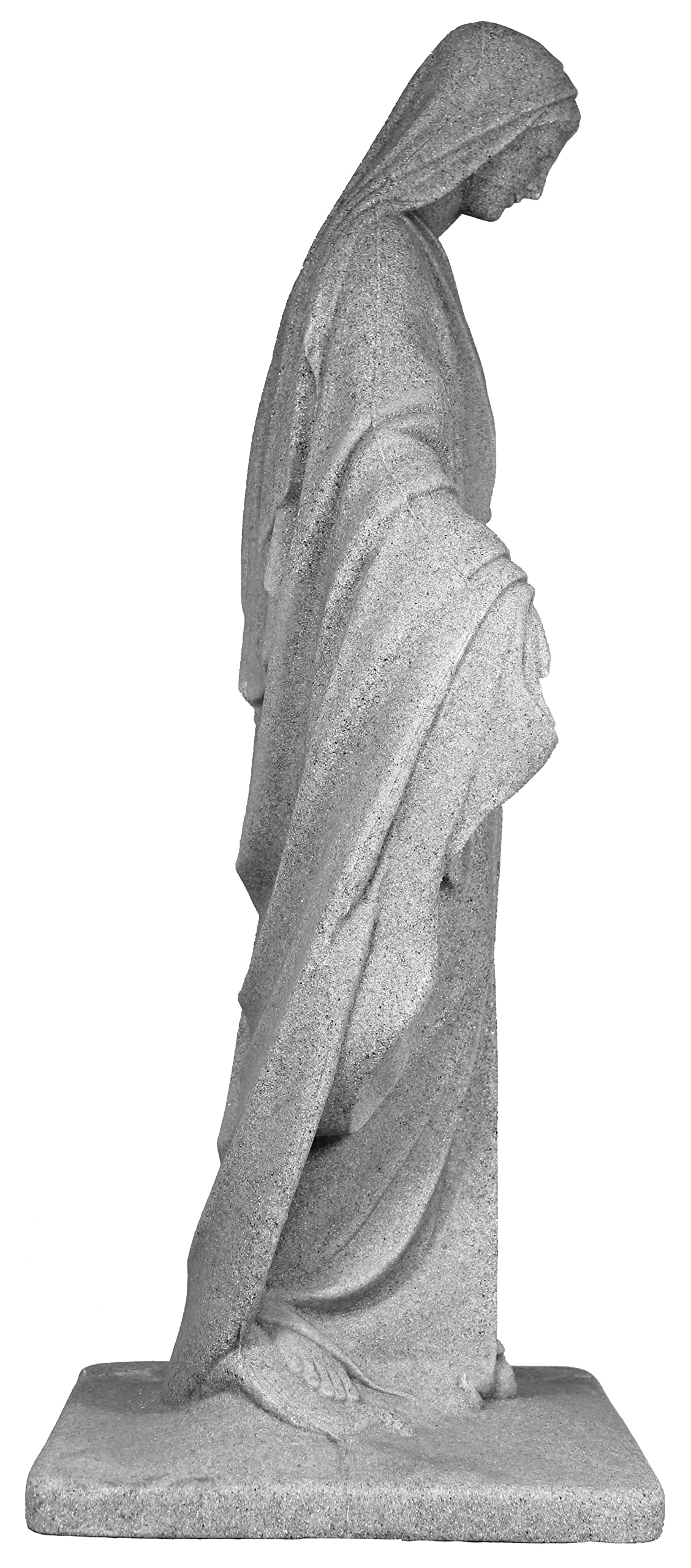 EMSCO Group Virgin Mary Statue – Natural Appearance – Made of Resin – Lightweight – 34” Height