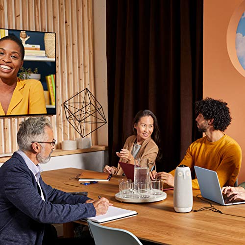 Meeting Owl Pro - 360-Degree, 1080p HD Smart Video Conference Camera, Microphone, and Speaker (Automatic Speaker Focus & Smart Zooming and Noise Equalizing)