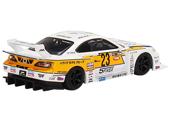 S15 Silvia LB-Super Silhouette #23 Right Hand Drive Formula Drift Japan 2021 Ltd Ed 4200 pcs 1/64 Diecast Model Car by True Scale Miniatures MGT00434