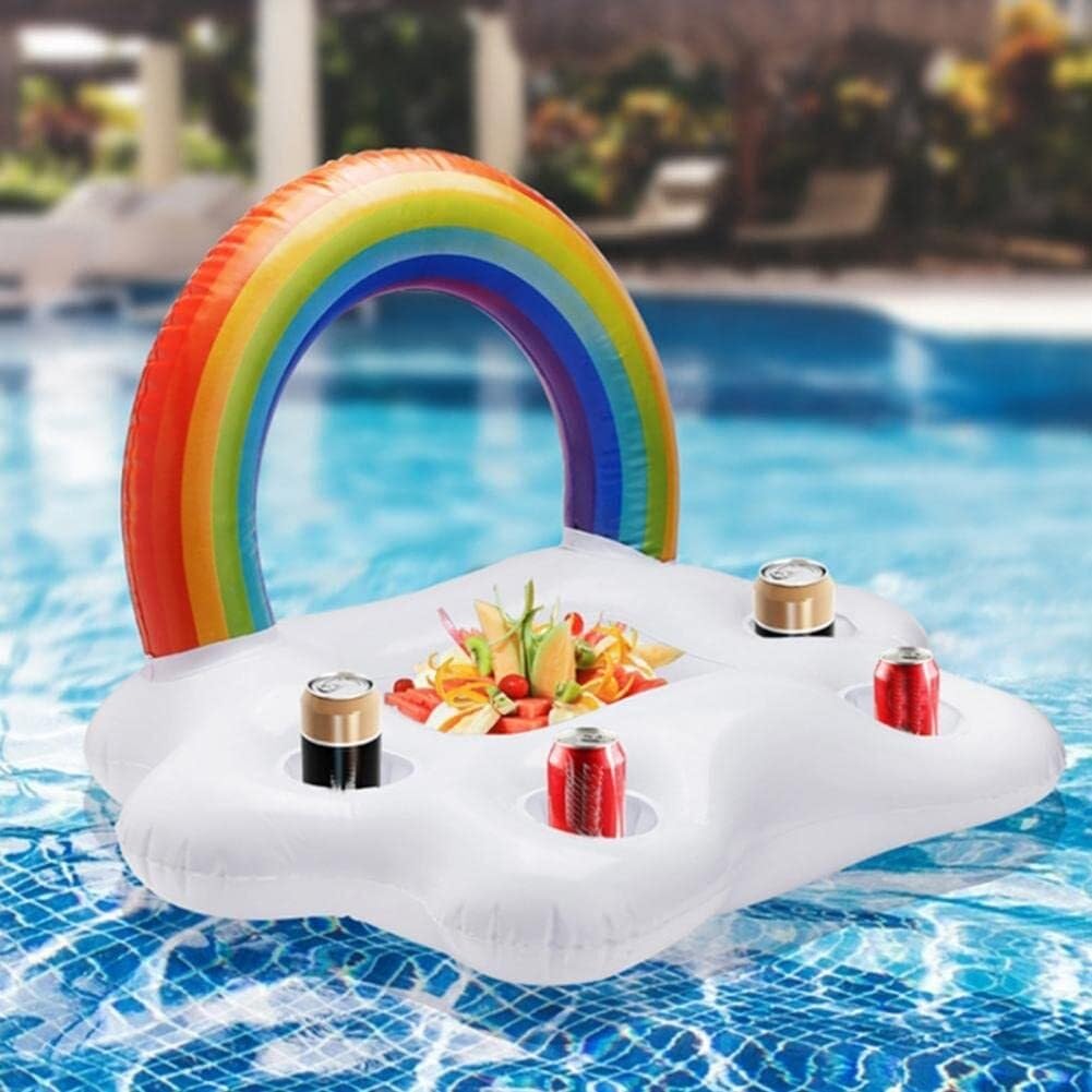 Ice Buckets Summer Inflatable Ice Bucket Drink Holder Floating Pools Water Ice Bucket for Beer Drink Table Cup Holder Ice Bar Cooler Bar